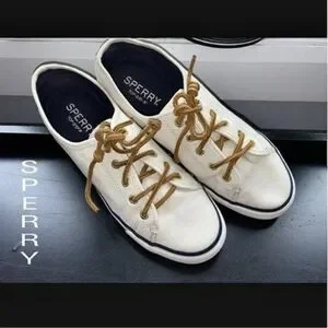 Sperry | Shoes | Sperry Seacoast Top Sider Sneakers In Lightest Beige ...